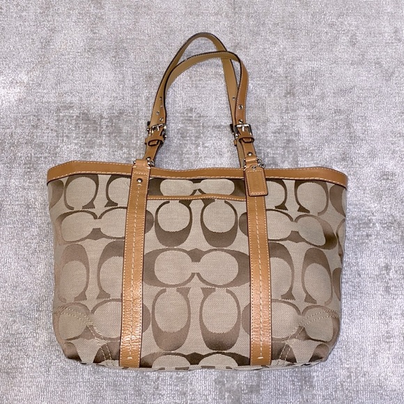 Coach | Bags | Vintage Coach Logo Tote | Poshmark